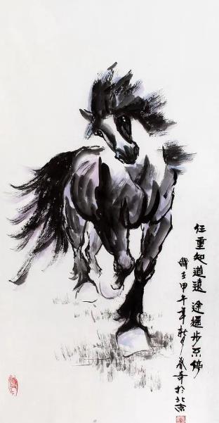 国画马的市场价格（国画马精品图片）_资讯_画中醉书画网